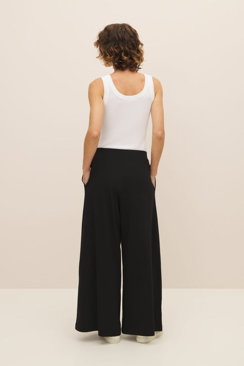 Drape Pant - Black | Wide Leg | Best-Selling Style | Kowtow