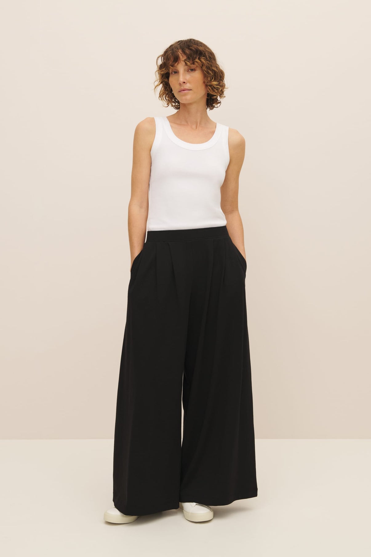 Shop Drape Pant - Black | Kowtow Clothing | Kowtow