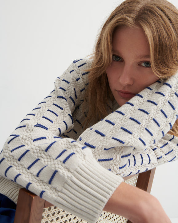 Shop Thread Jumper - Oat Melange | Kowtow Clothing | Kowtow